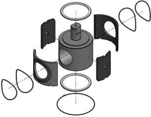 Flange Adapter 2-1/16" 15K X 2" Fig 1502 Male DET Integral 15,000 Psi ...